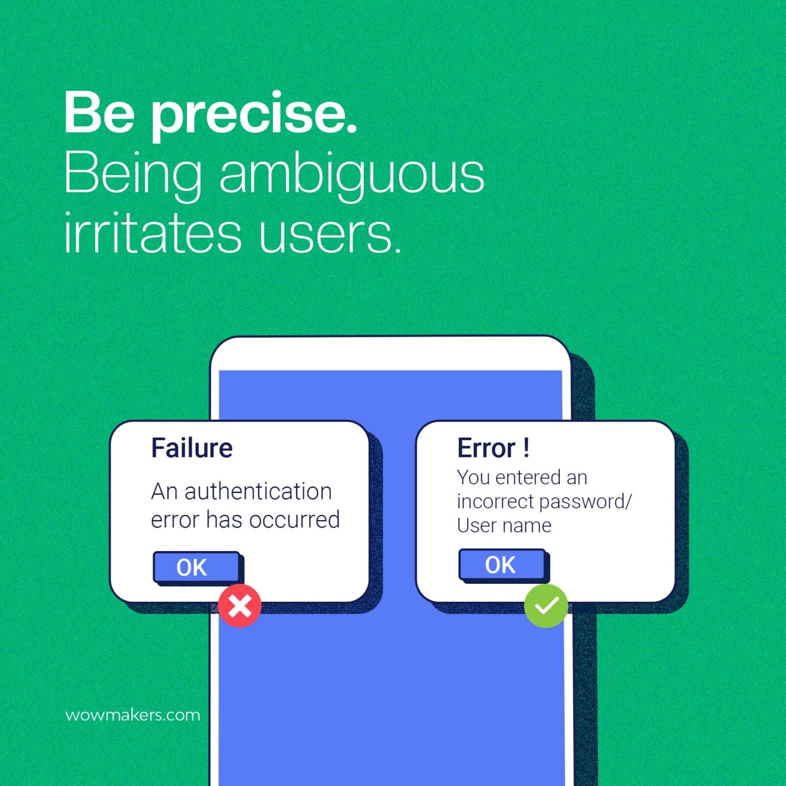 How to Design User-Friendly Error Messages? - WowMakers